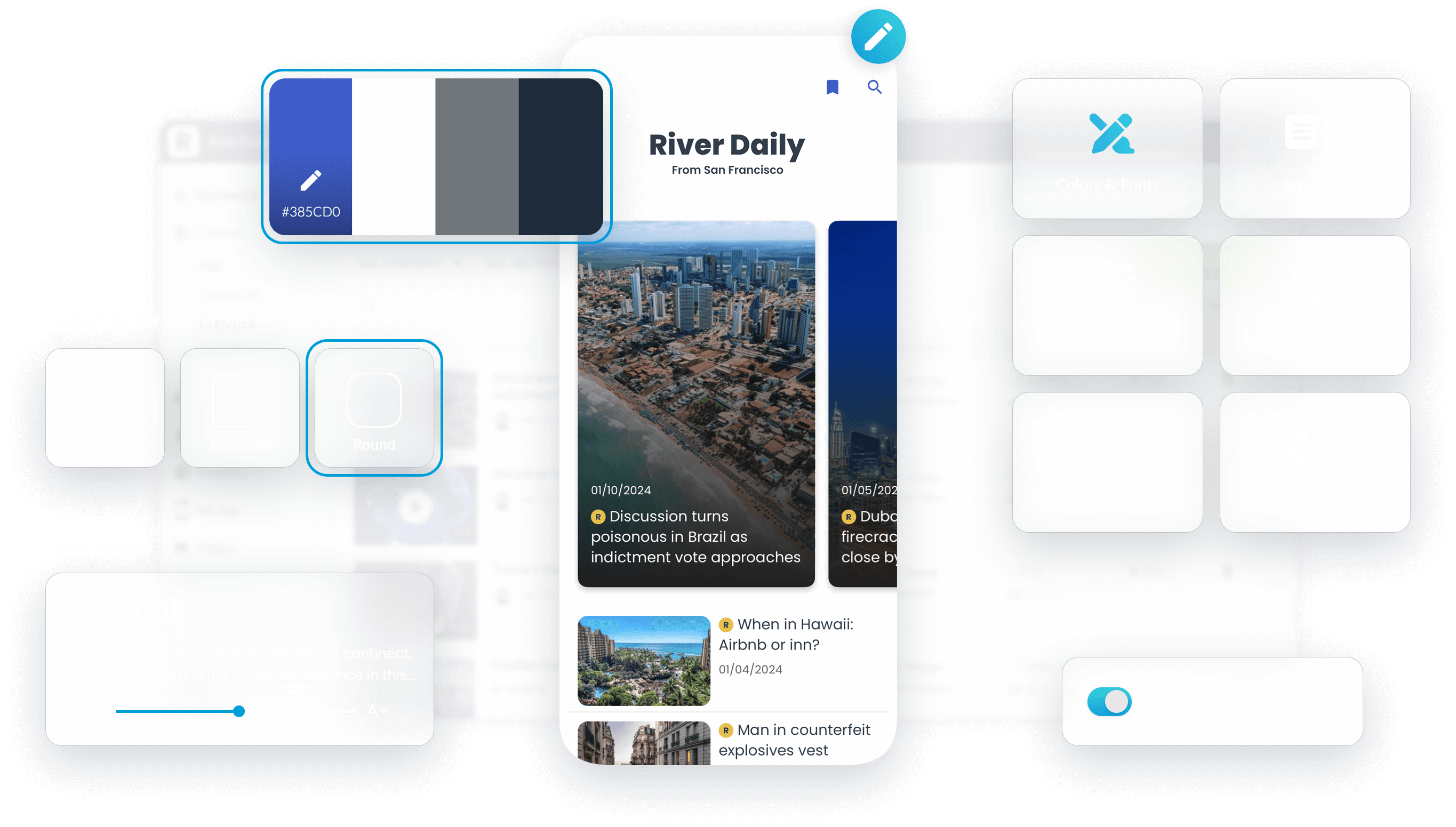 App Builder for creating content apps