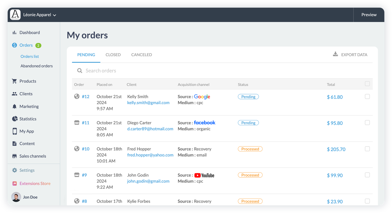 The app builder for eCommerce