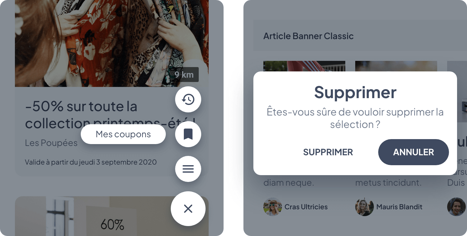 Overlay atom | GoodBarber's Design System
