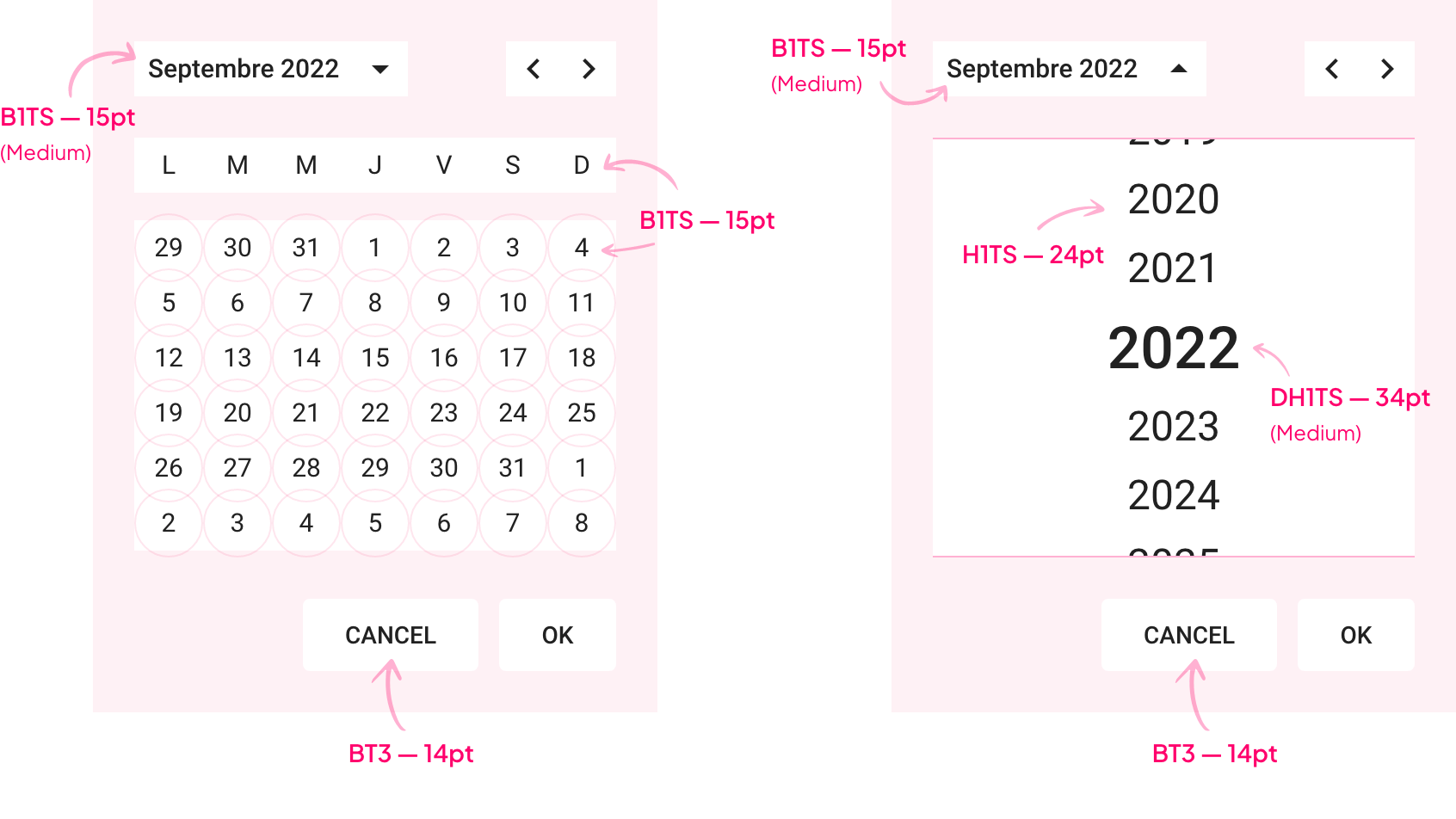 Date & Time Picker | GoodBarber's Design System