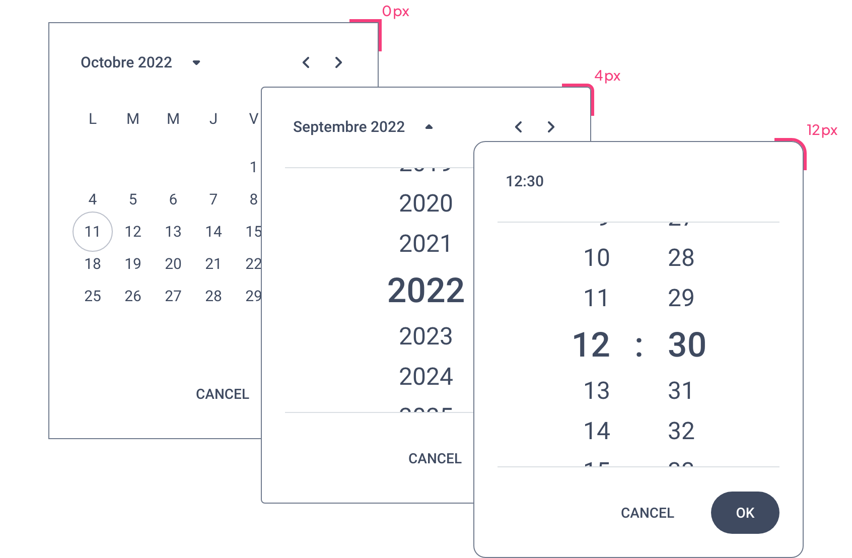 Date & Time Picker | GoodBarber's Design System