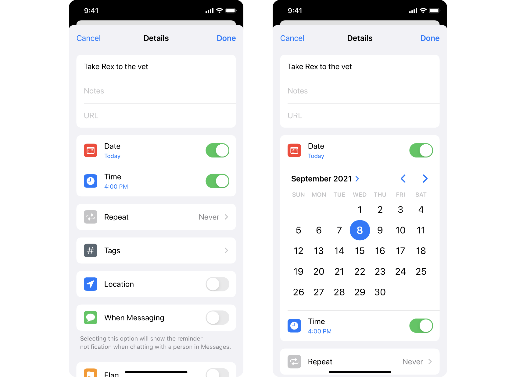 Date & Time Picker | GoodBarber's Design System