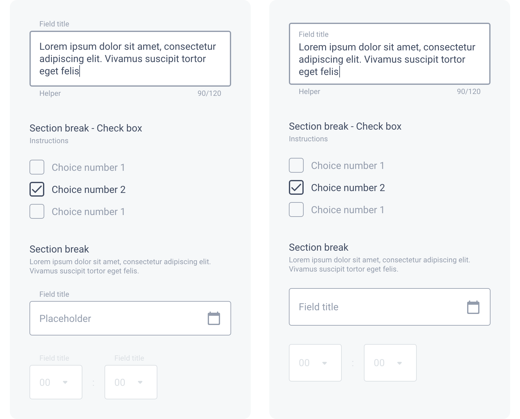 Form | GoodBarber's Design System