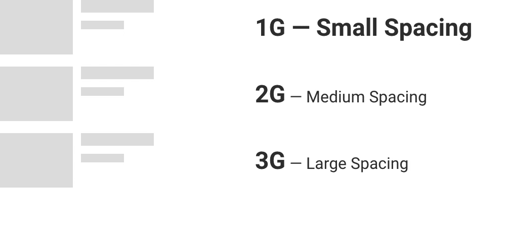 Spacing | GoodBarber's Design System