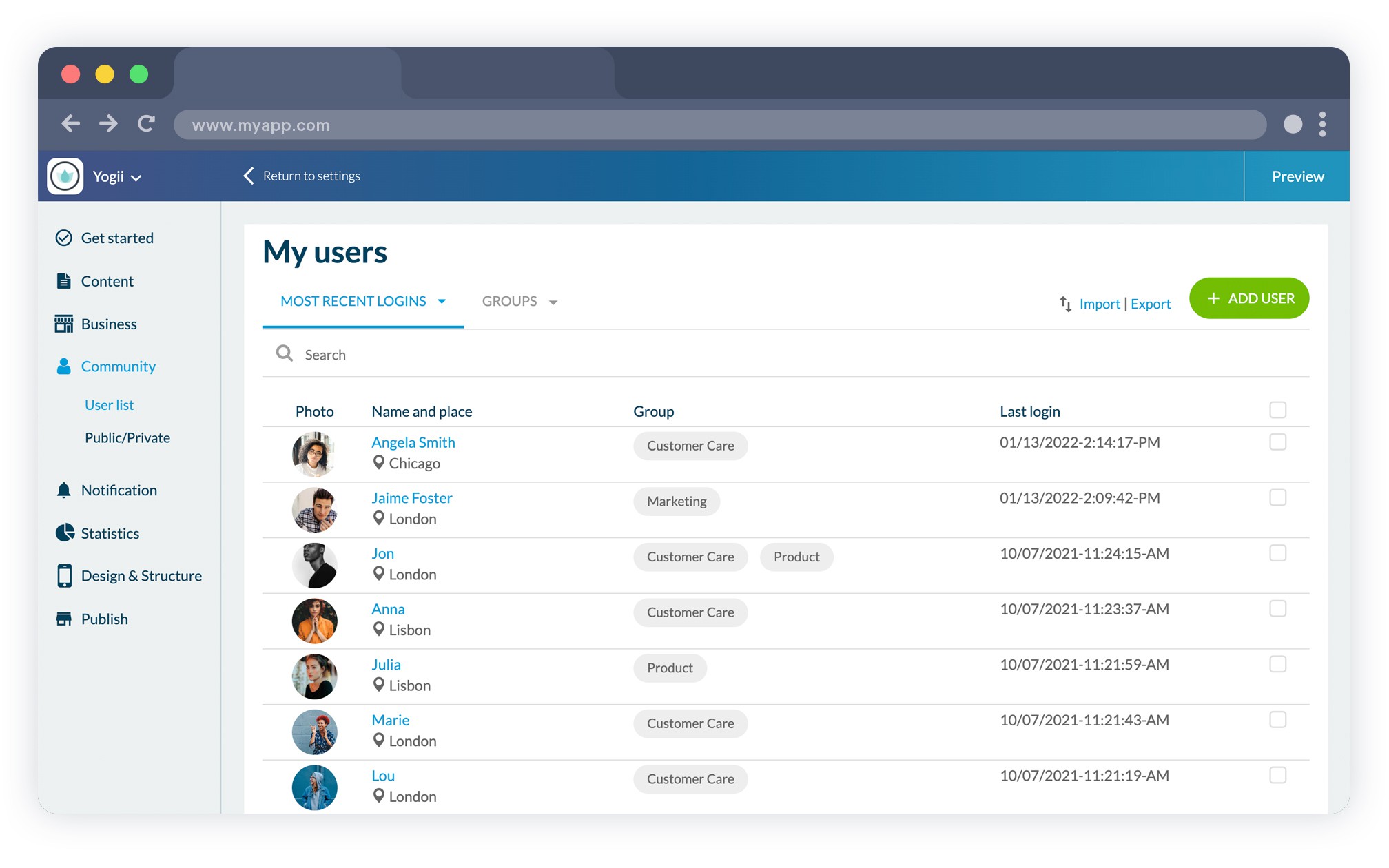 Login: características para crear una aplicación - creador de ...