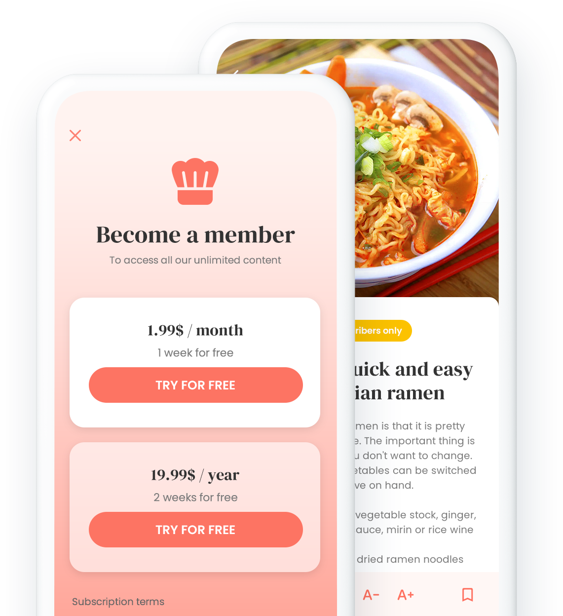 Create a Membership app without coding - Recurring revenue with in-app subscriptions
