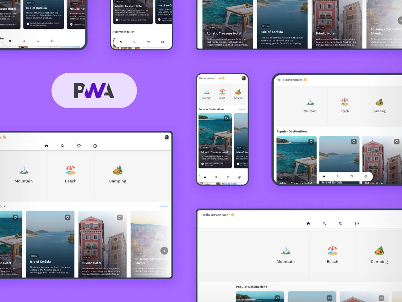 PWA: framework and technologies used by Progressive Web Apps