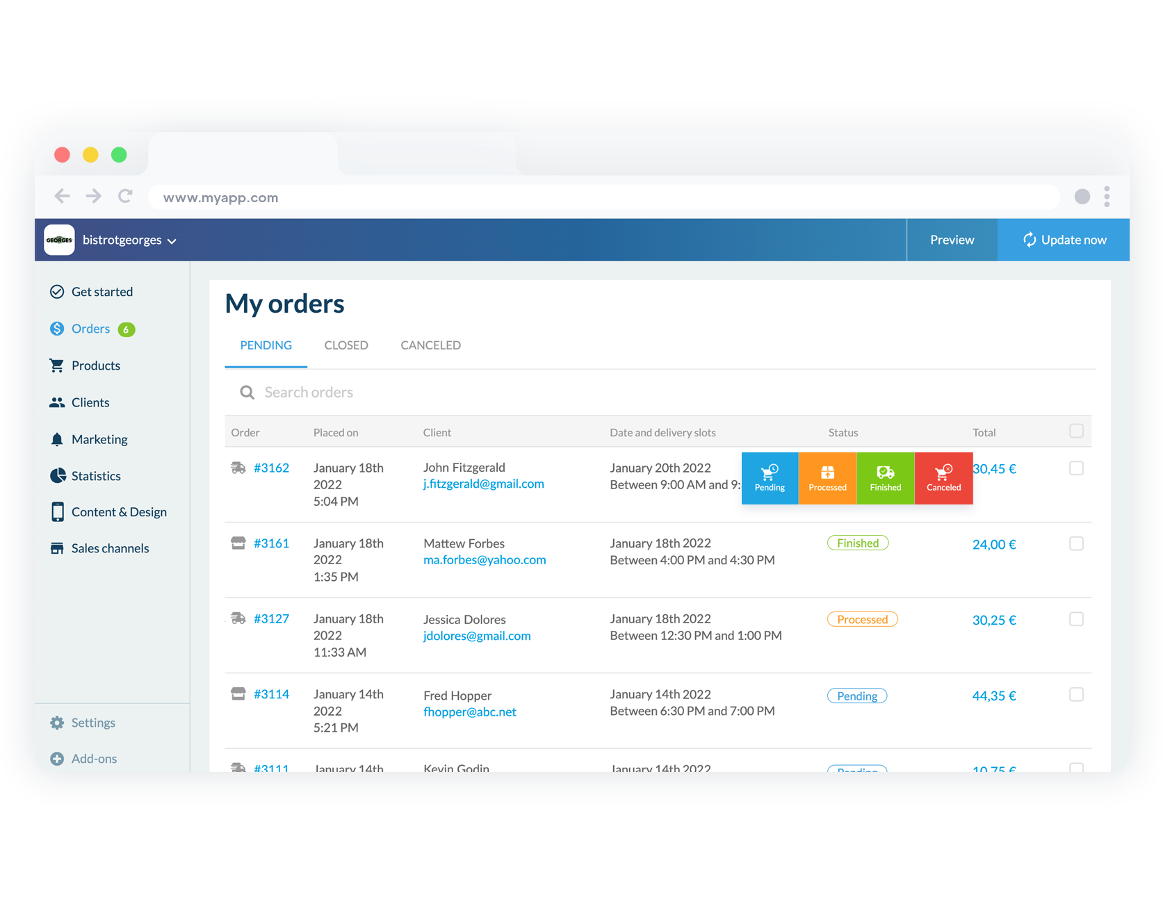 Restaurant app builder: create an app for your Restaurant